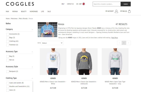 Coggles购买全攻略及热卖品牌 — Red Scarf