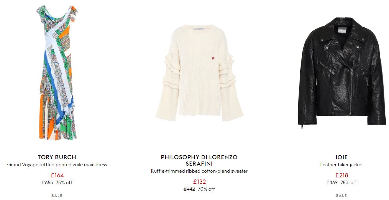 THE OUTNET | 夏季大促低至2折，Tory Burch、Sandro、Moschino等人气品牌超低价入手 — Red Scarf